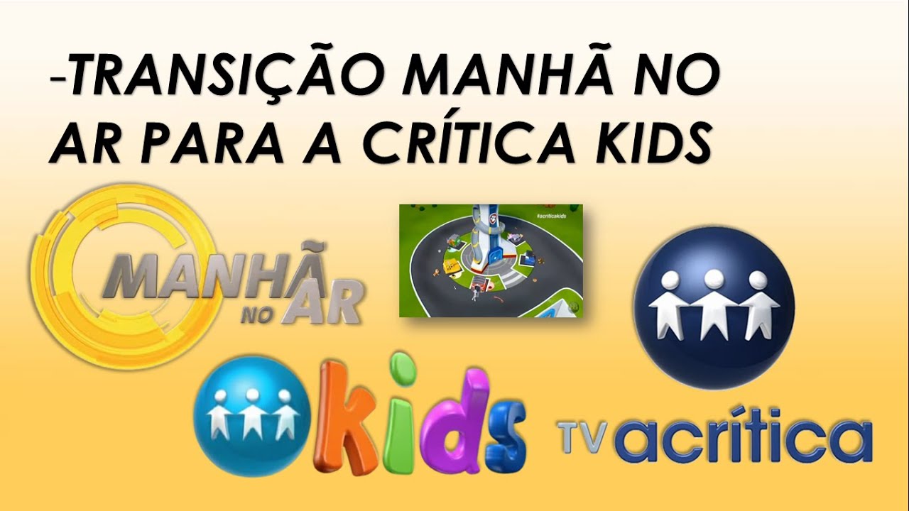 Transição Manhã no AR para A Crítica Kids - TV A Crítica Manaus 4.1 (08 ...