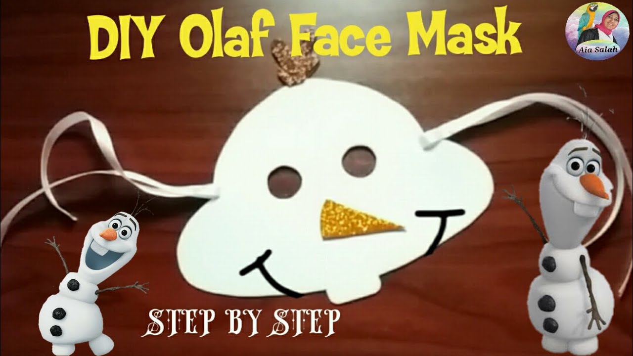 Olaf Face Mask Printable