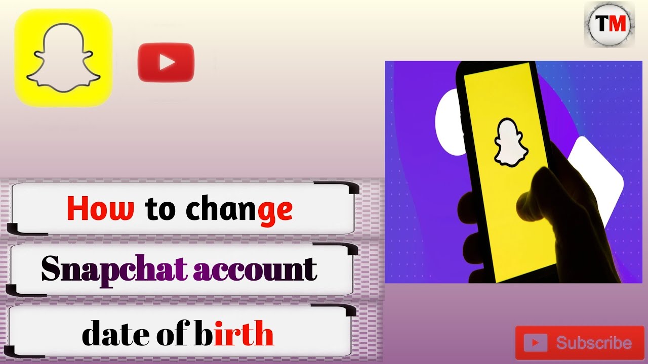 How to change Snapchat account date of birth? #snapchat #account # ...