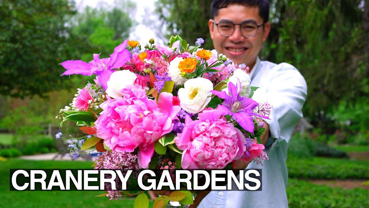 How to Arrange Spring Flowers, May Garden Update - YouTube