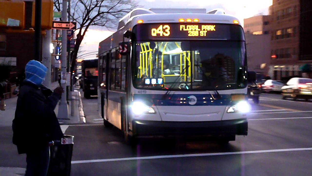 MTA NYCT Bus New Flyer XD40 "Xcelsior" #4819 Q43 at Hillside Avenue ...