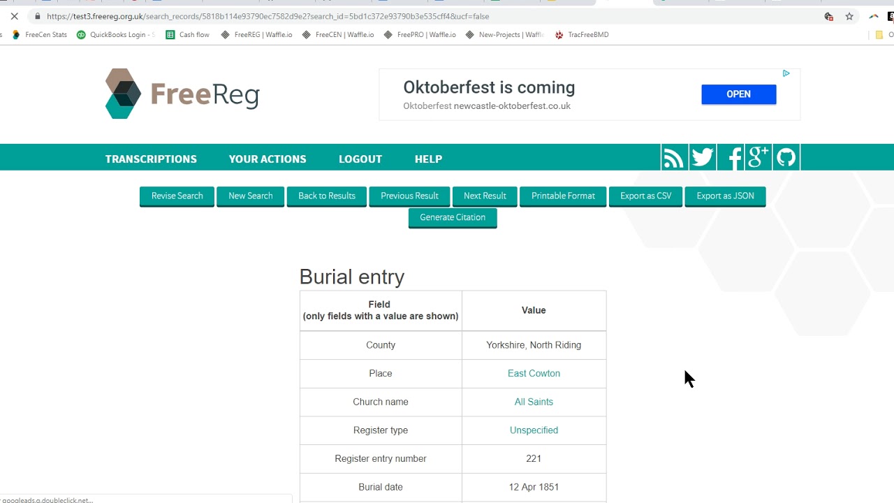 Citation FreeREG Demo - YouTube