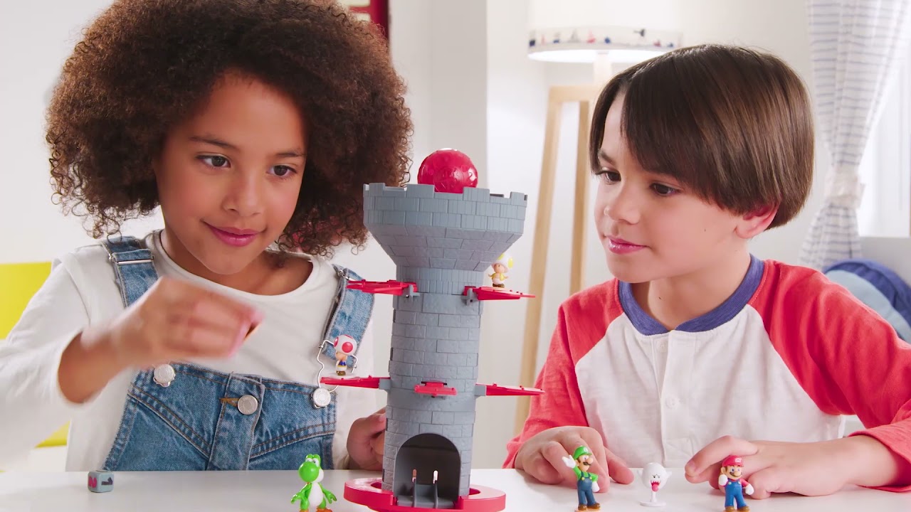 SUPER MARIO Blow Up! Shaky Tower How to Play - YouTube