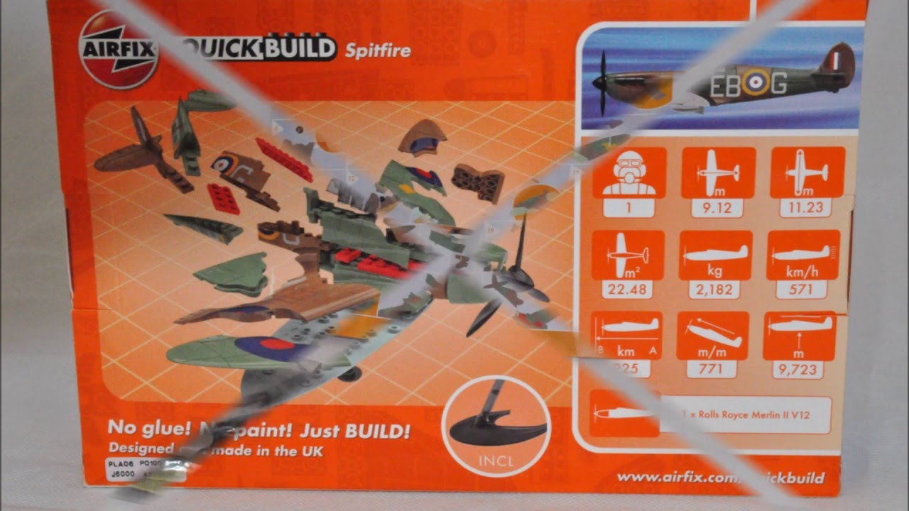 Quick Build Model Airfix Plane - YouTube