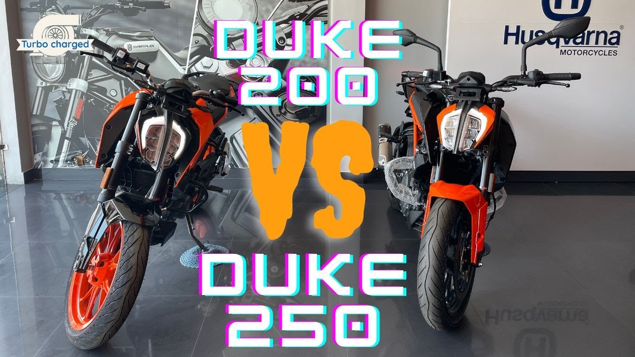 Revving Up: Which is Better? KTM Duke 200 or 250 - YouTube