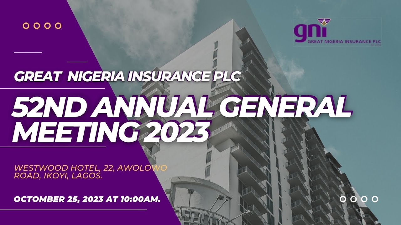 Great Nigeria Insurance plc AGM. - YouTube