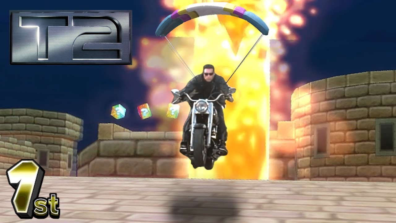 The Terminator in Mario Kart - YouTube