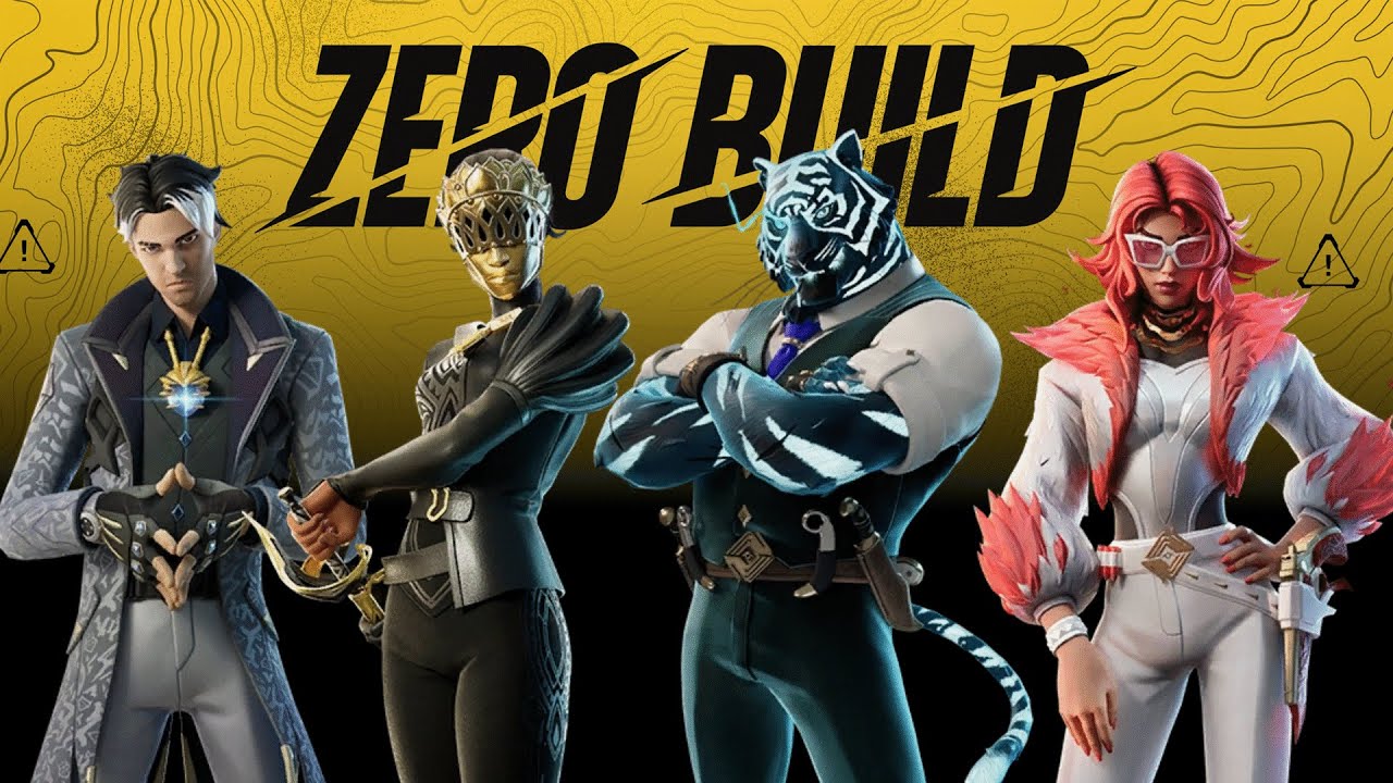 ZERO BUILD Fortnite Chapter 5 as Society Members with Light Fire Purple ...