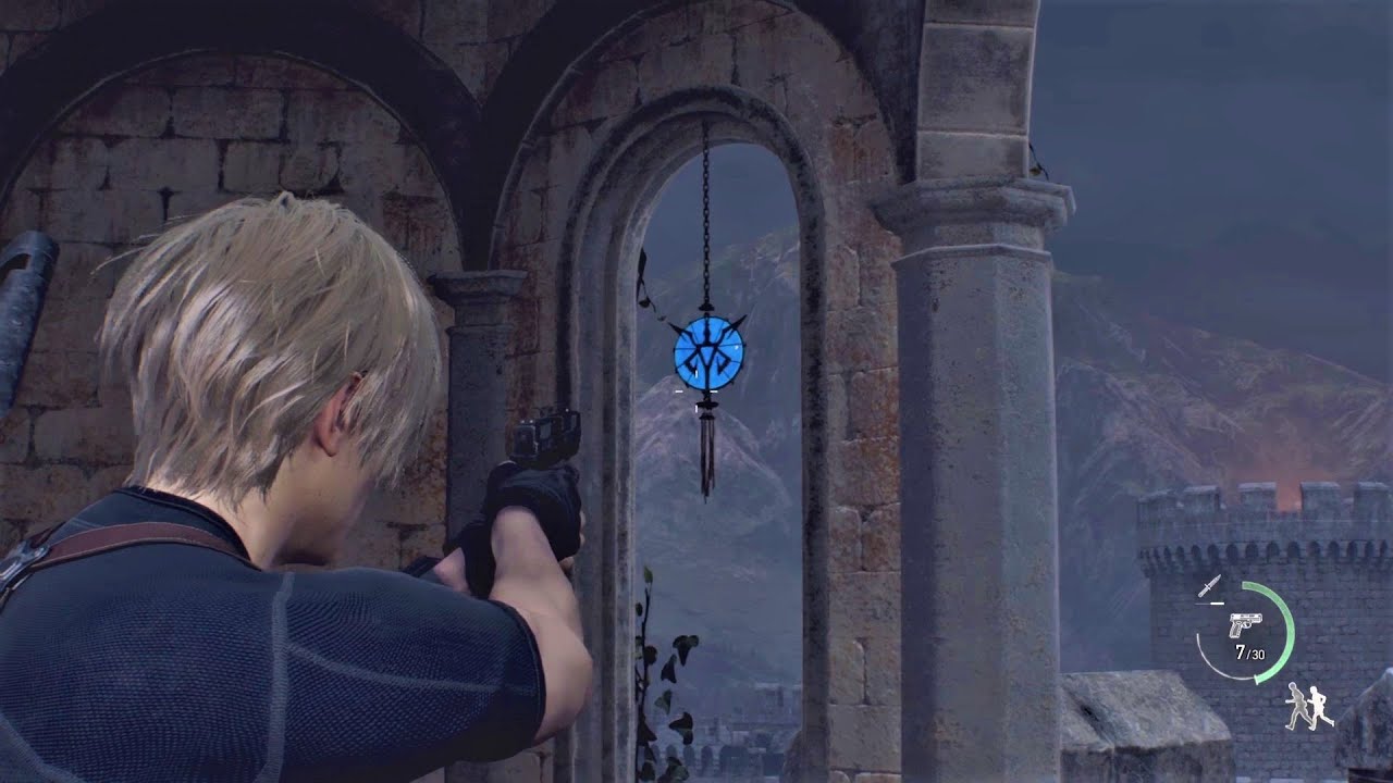 Resident Evil 4 Remake: Castle Gate Blue Medallions Locations - YouTube