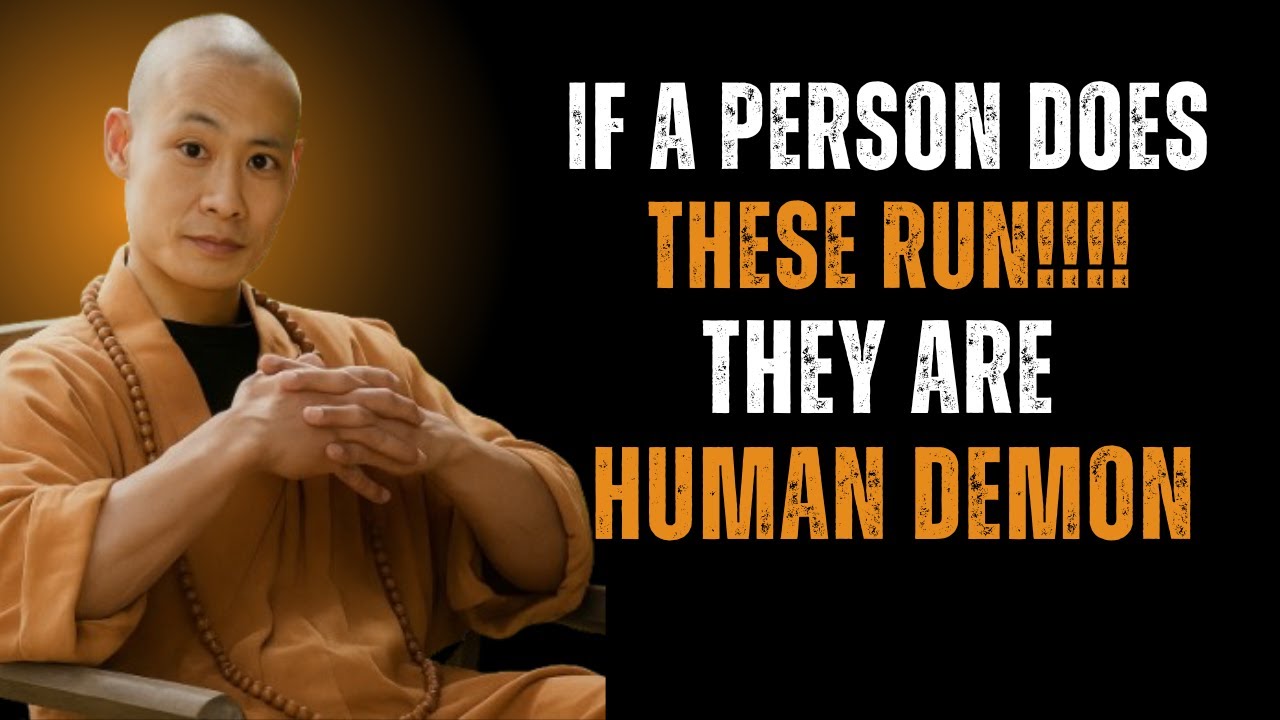 5 Signs You're Dealing With a Human Demon (RUN!!!) | Shi heng yi Master ...