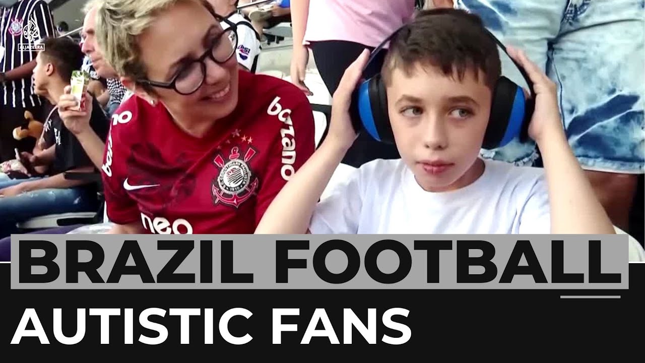Brazil leads way in making football accessible to autistic fans - YouTube