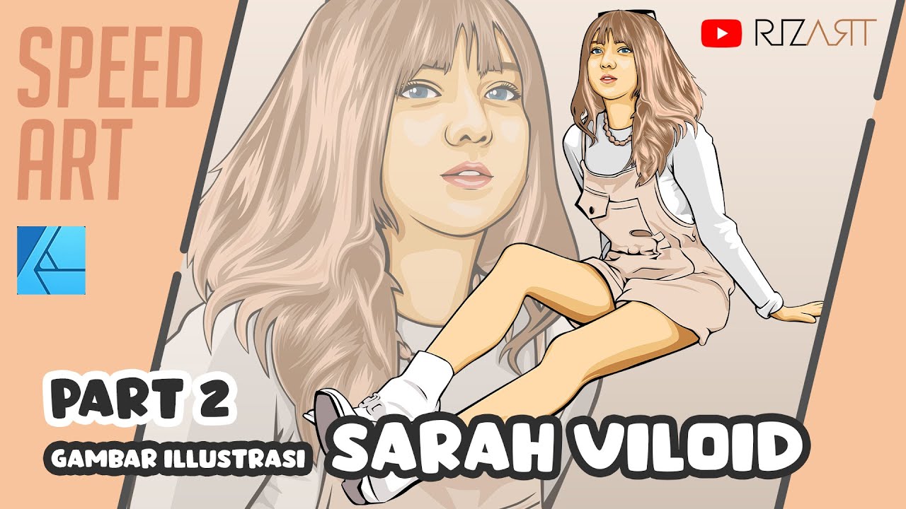 [2/2] Finishing ilustrasi Sarah Viloid | Vector Art Illustration ...