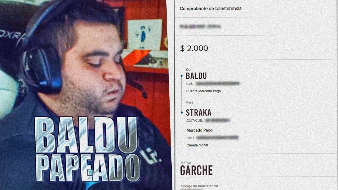 APUESTO a BALDU 2000$ y ME LO PAPEO - YouTube
