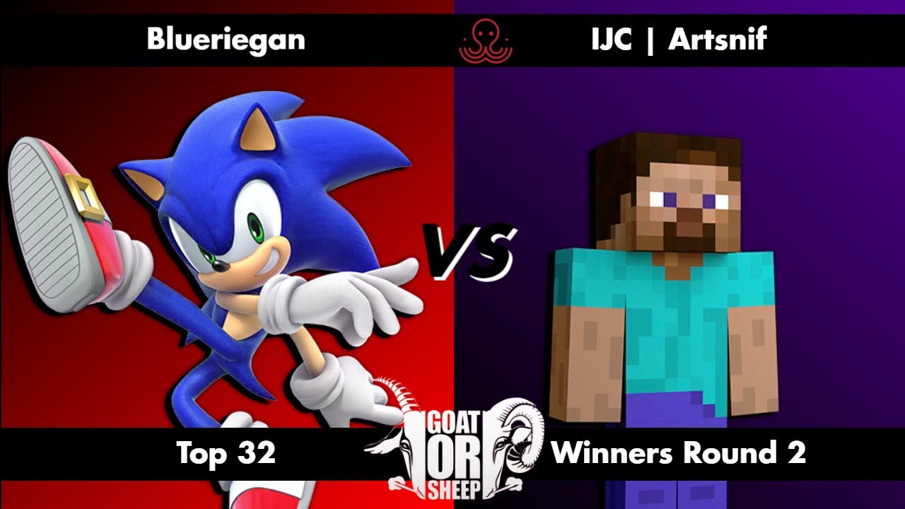 Goat or Sheep #2 - SSBU Top 32 Winners Round 2 - Blueriegan (Sonic) vs ...