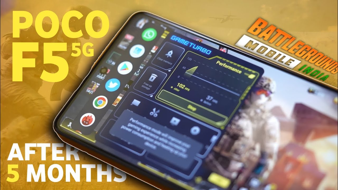 POCO F5 120FPS PUBG Gaming Review After 5 Months | Best PUBG Gaming ...