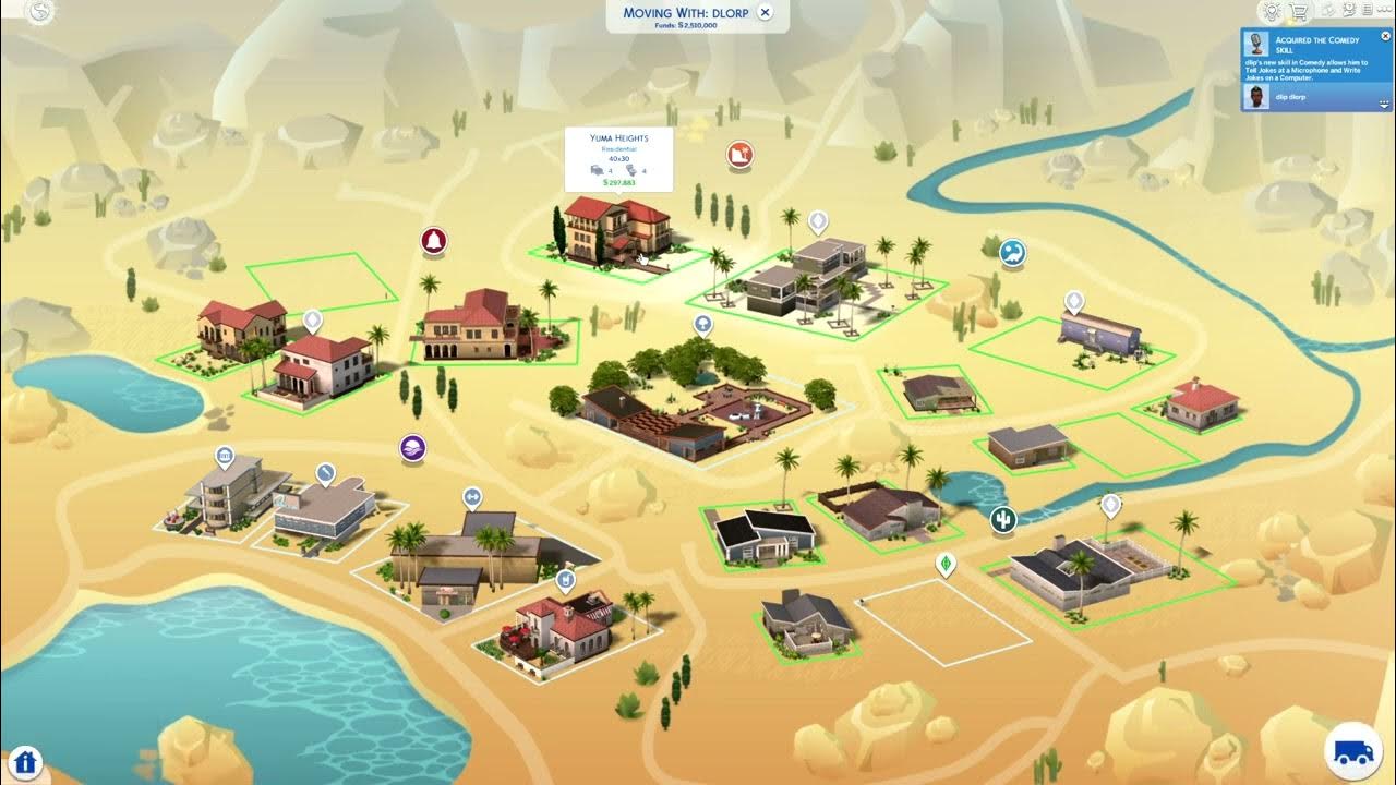 How to Buy Houses in The Sims 4 - YouTube