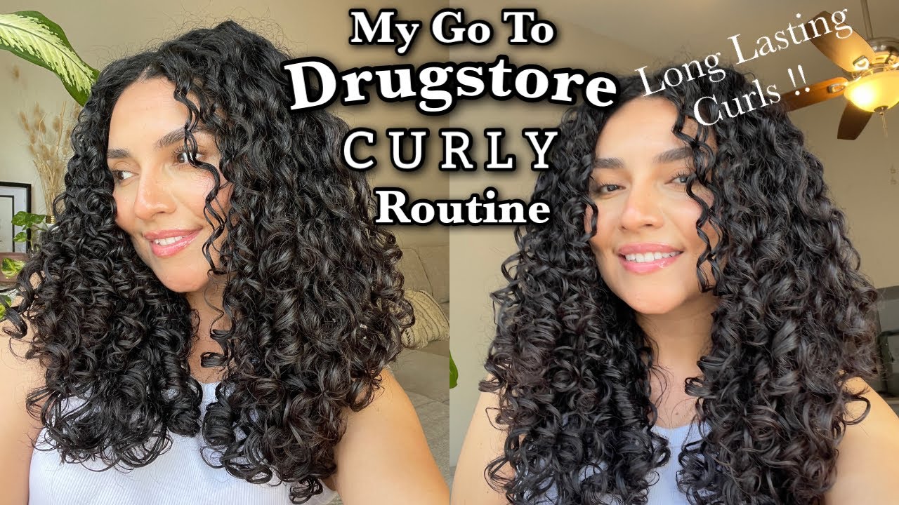 Go To Affordable Drugstore Curly Routine FOR LONG LASTING CURLS - YouTube