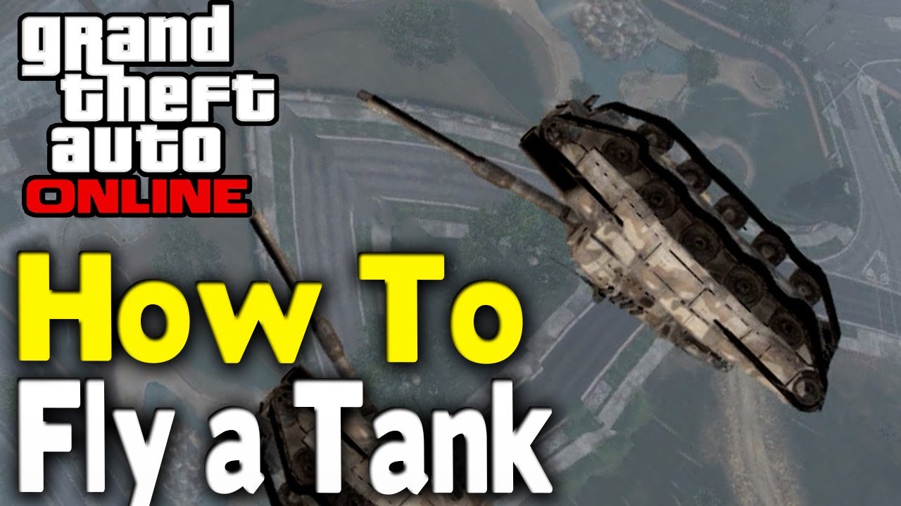 GTA Online - FLYING TANK GLITCH (How To / Tutorial) [GTA V Multiplayer ...