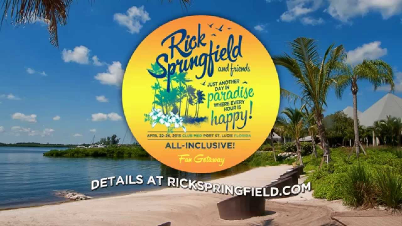 Rick Springfield & Friends: Club Med Fan Getaway 2015 - YouTube