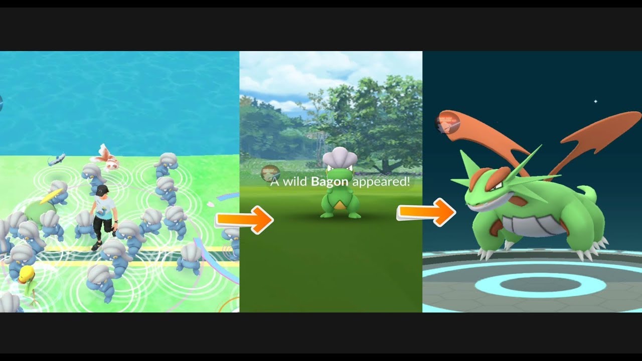 New Shiny Bagon Release on Community Day - YouTube