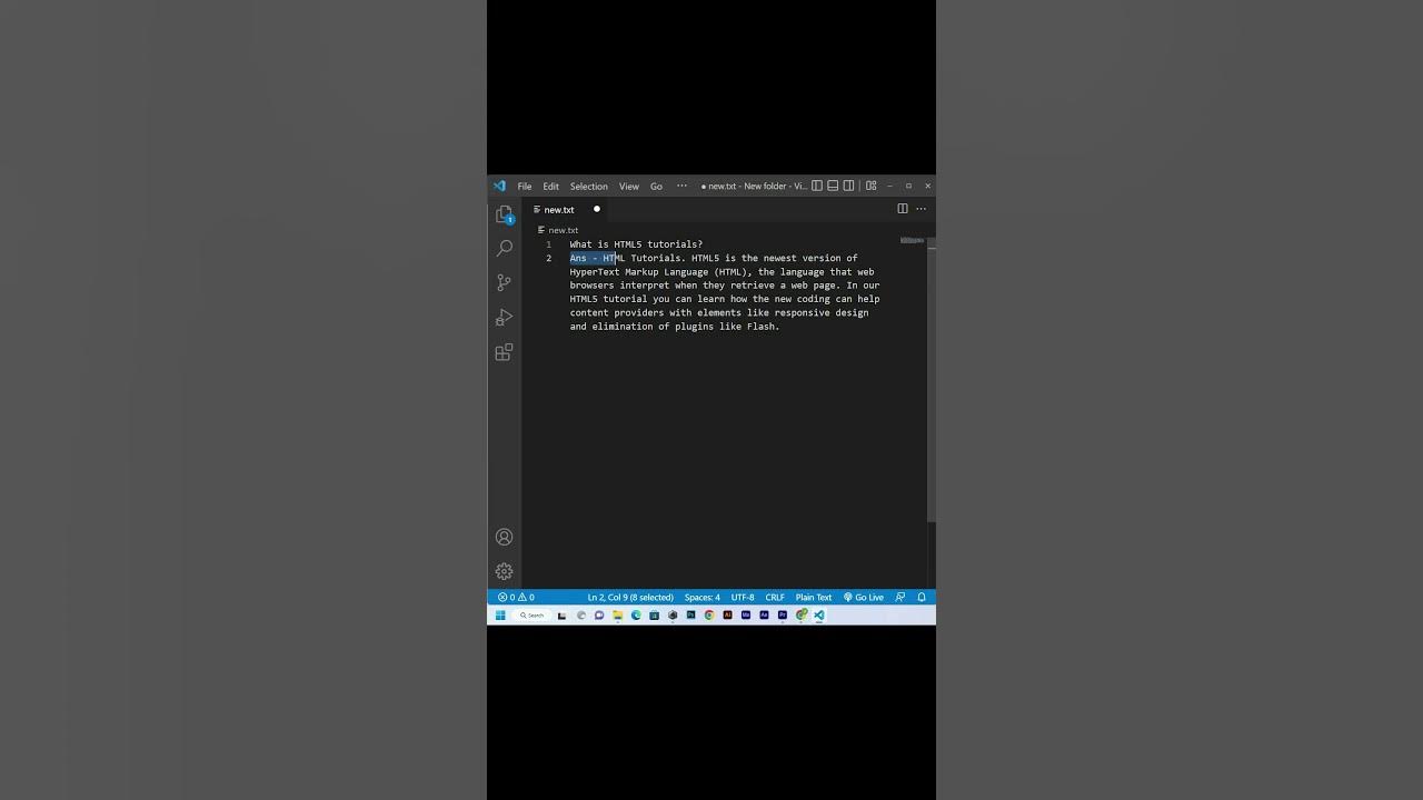 What Is Html5 Tutorials Html Coading Html Youtube