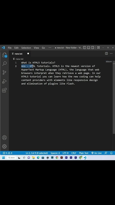 What Is Html5 Tutorials Html Coading Html Youtube