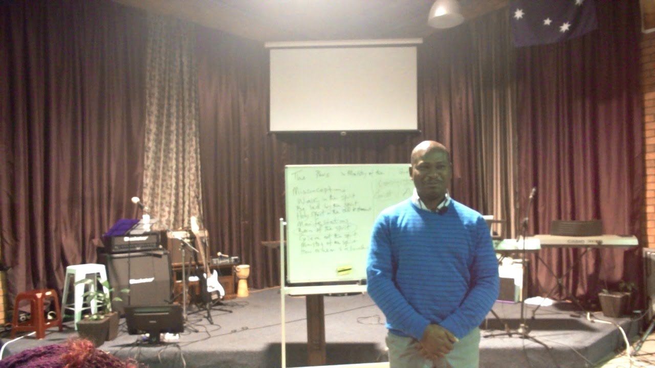Pastor Bright Osagiede teaching at Sureway Australia The Person and the ...