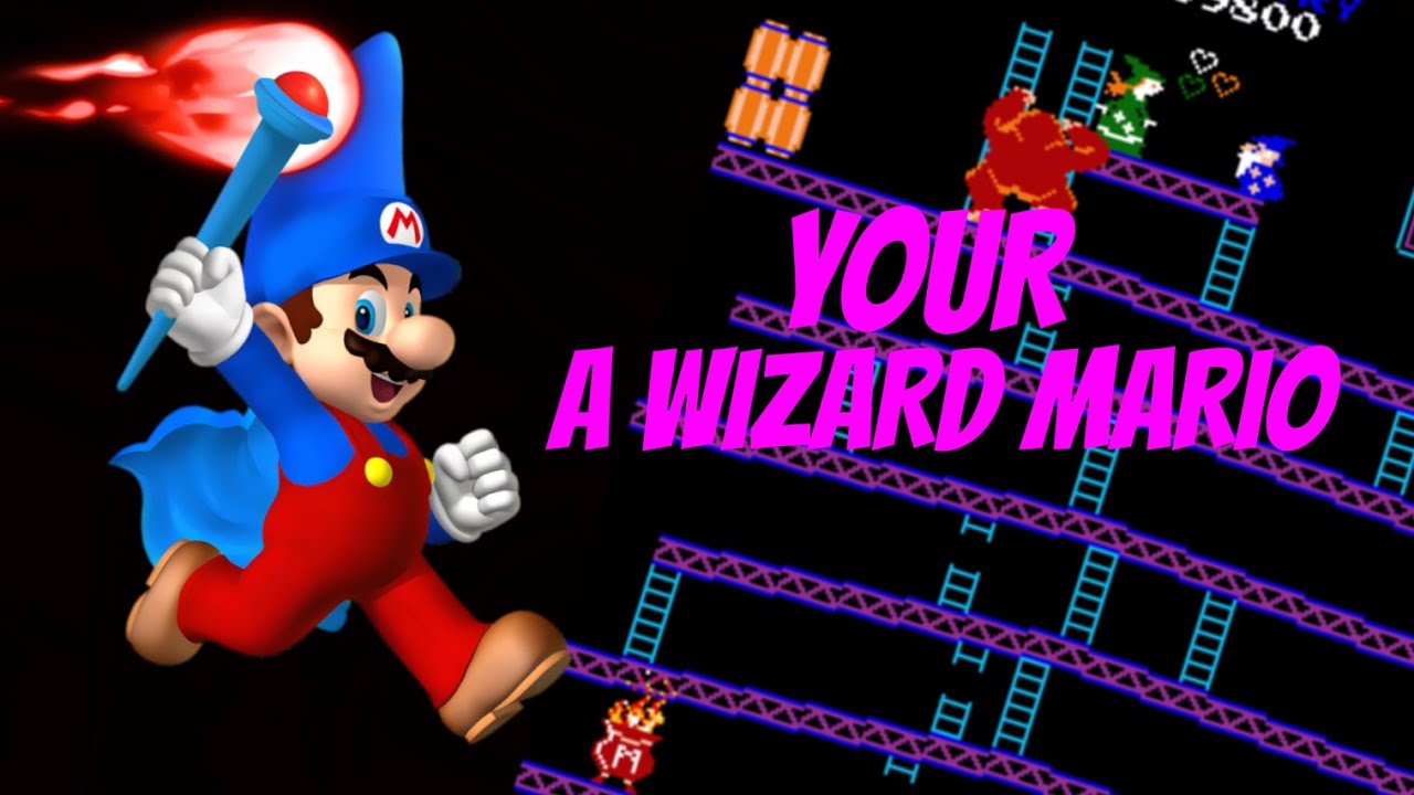 I'm a wizard Mario! - Donkey Kong Wizardy by Paul Goes - YouTube