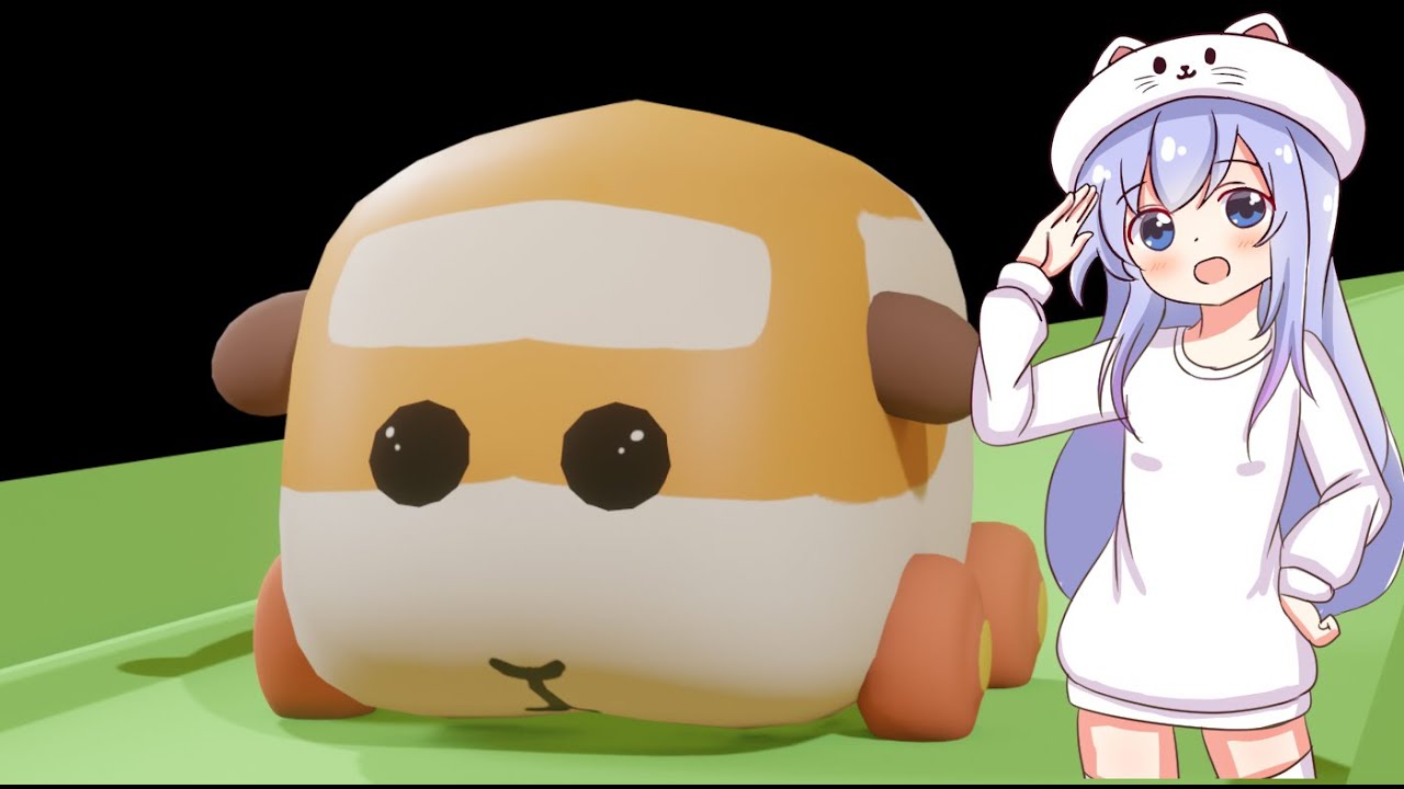 Lazy 3D Low Poly Pui Pui Molcar Blender & CSP - YouTube