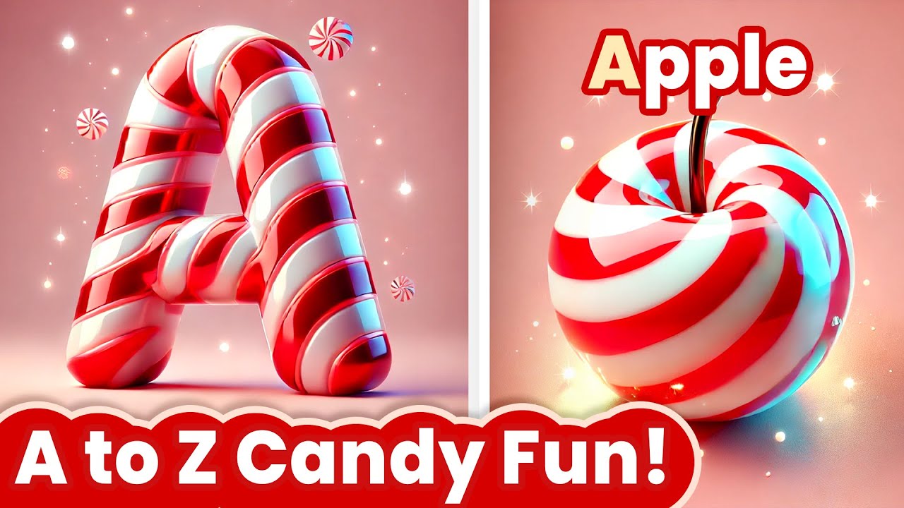 Alphabet Learning for Toddlers | A to Z Candy Land Adventure - YouTube