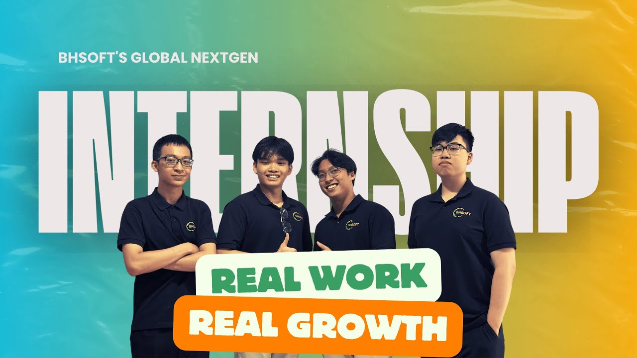 BHSoft NextGen Internship: Growing Tomorrow's Tech Innovators - YouTube