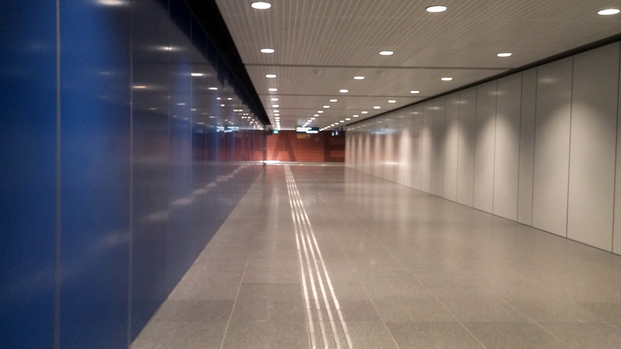 Underpass at Singapore Expo MRT Station - YouTube