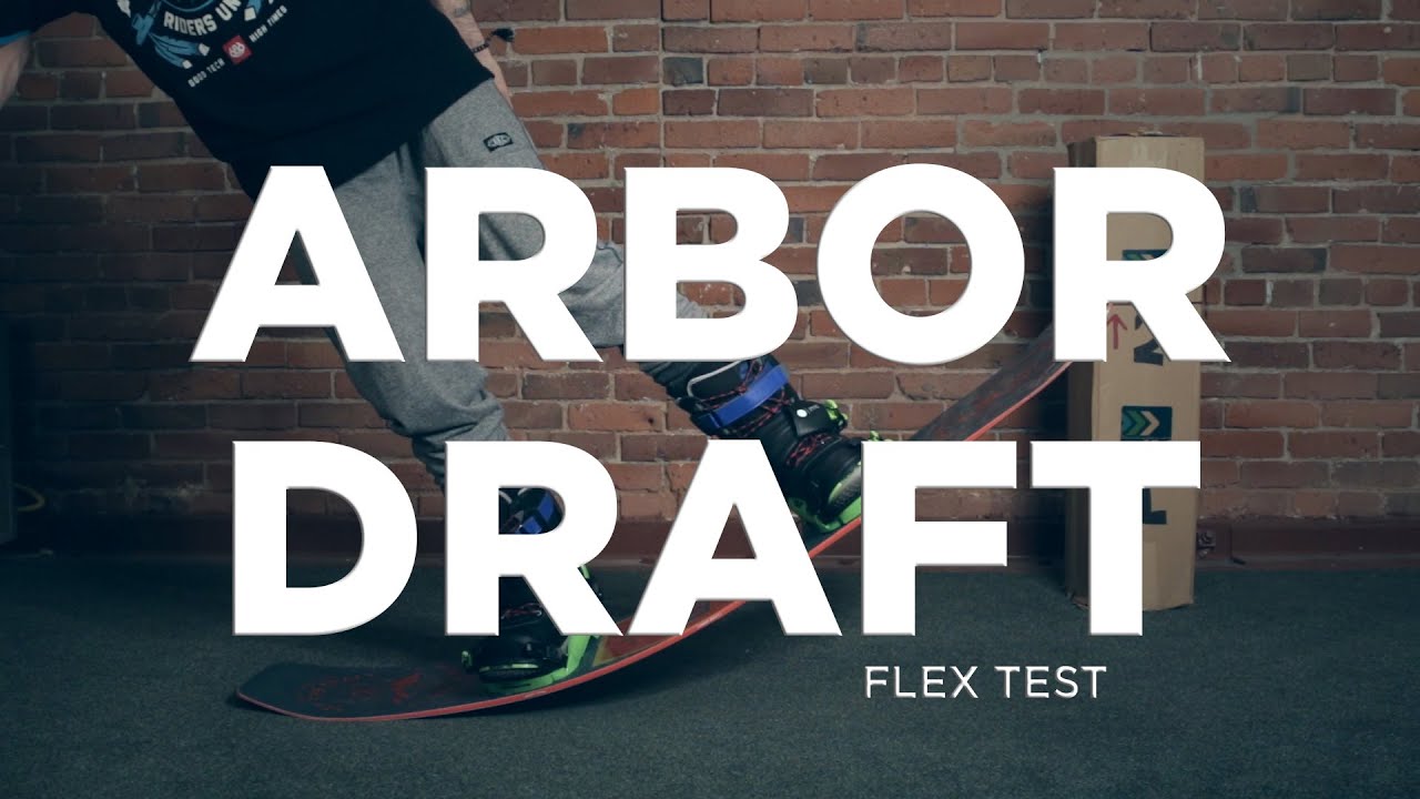 Arbor Draft Flex Test - BoardInsiders.com - 2016 Arbor Draft Snowboard ...