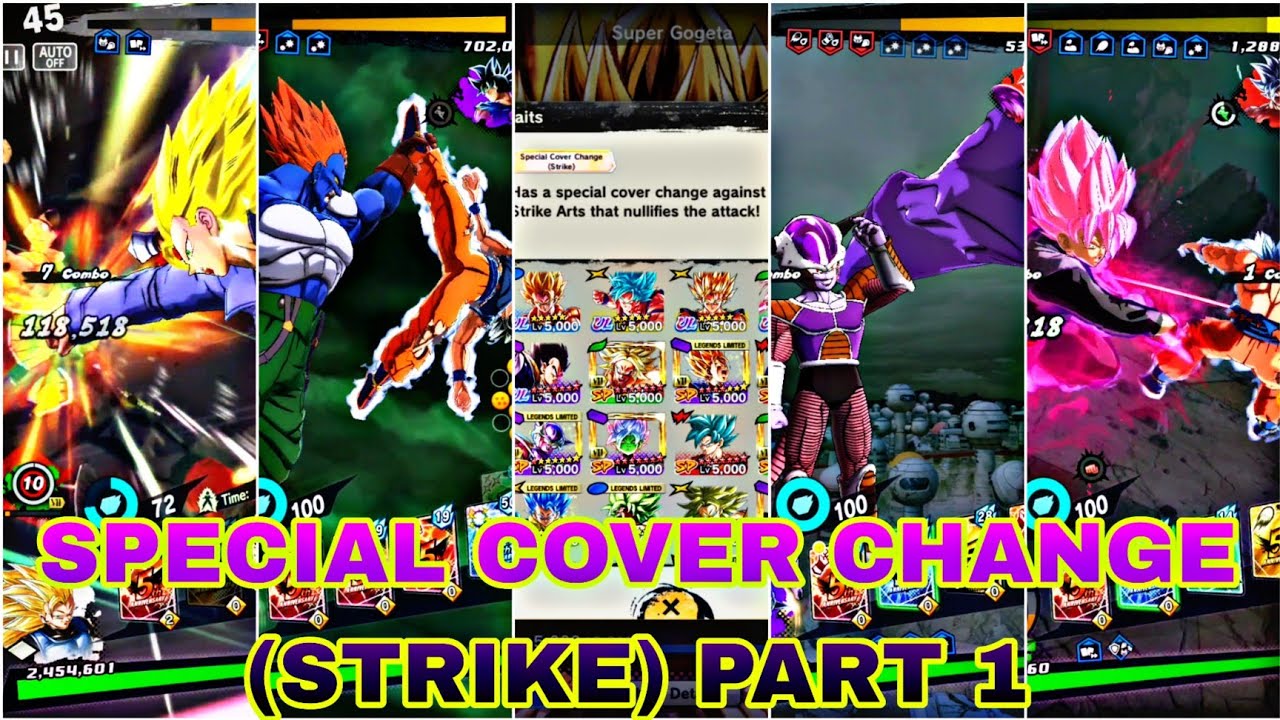 CHARACTERS WHO CAN USED SPECIAL COVER CHANGE (STRIKE) PART 1 || DRAGON ...