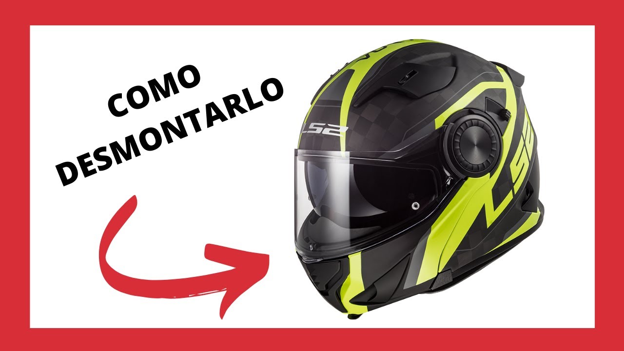 ️ Como 🔴 DESMONTAR el interior LS2 VORTEX FF313 - YouTube