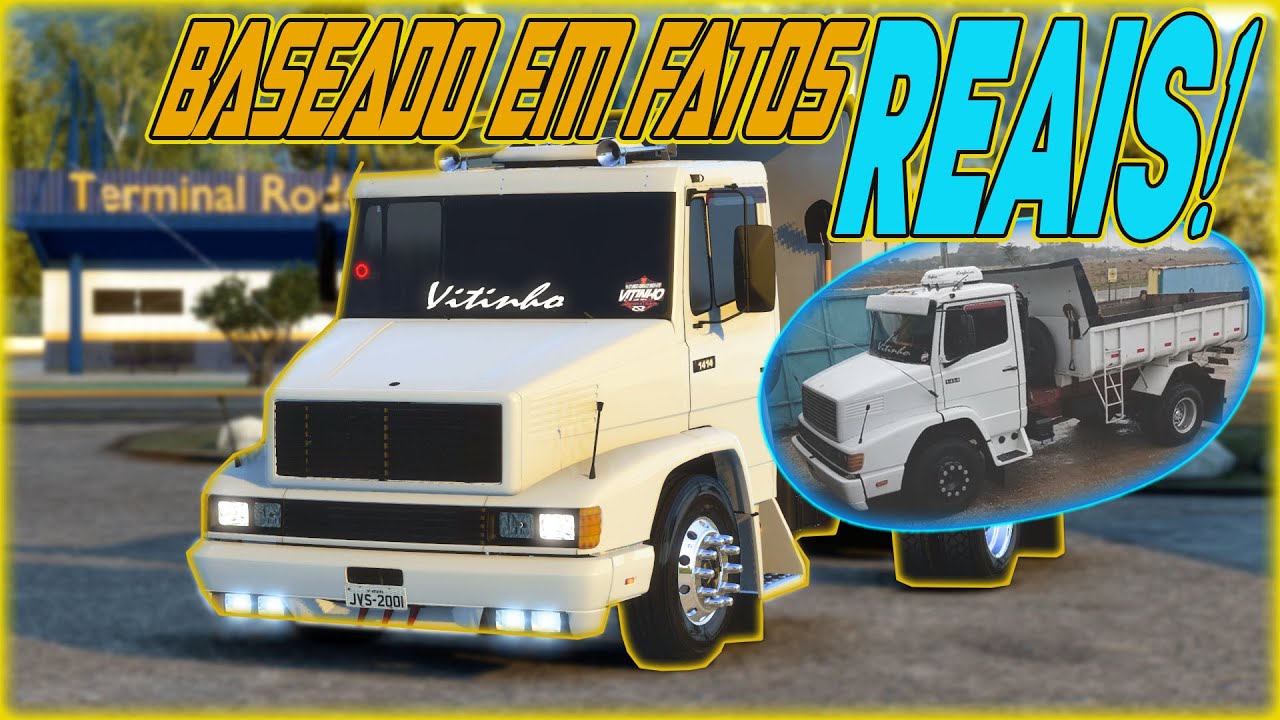 MERCEDES 1414 CAÇAMBA BASEADO EM UM CAMINHÃO QUE EXISTE NA VIDA REAL ...