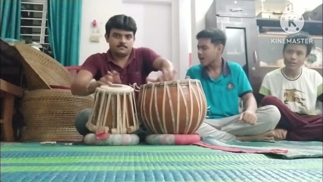Mitwa song, sang by vocal students// Tabla played by Swaroopananda Saikia - YouTube