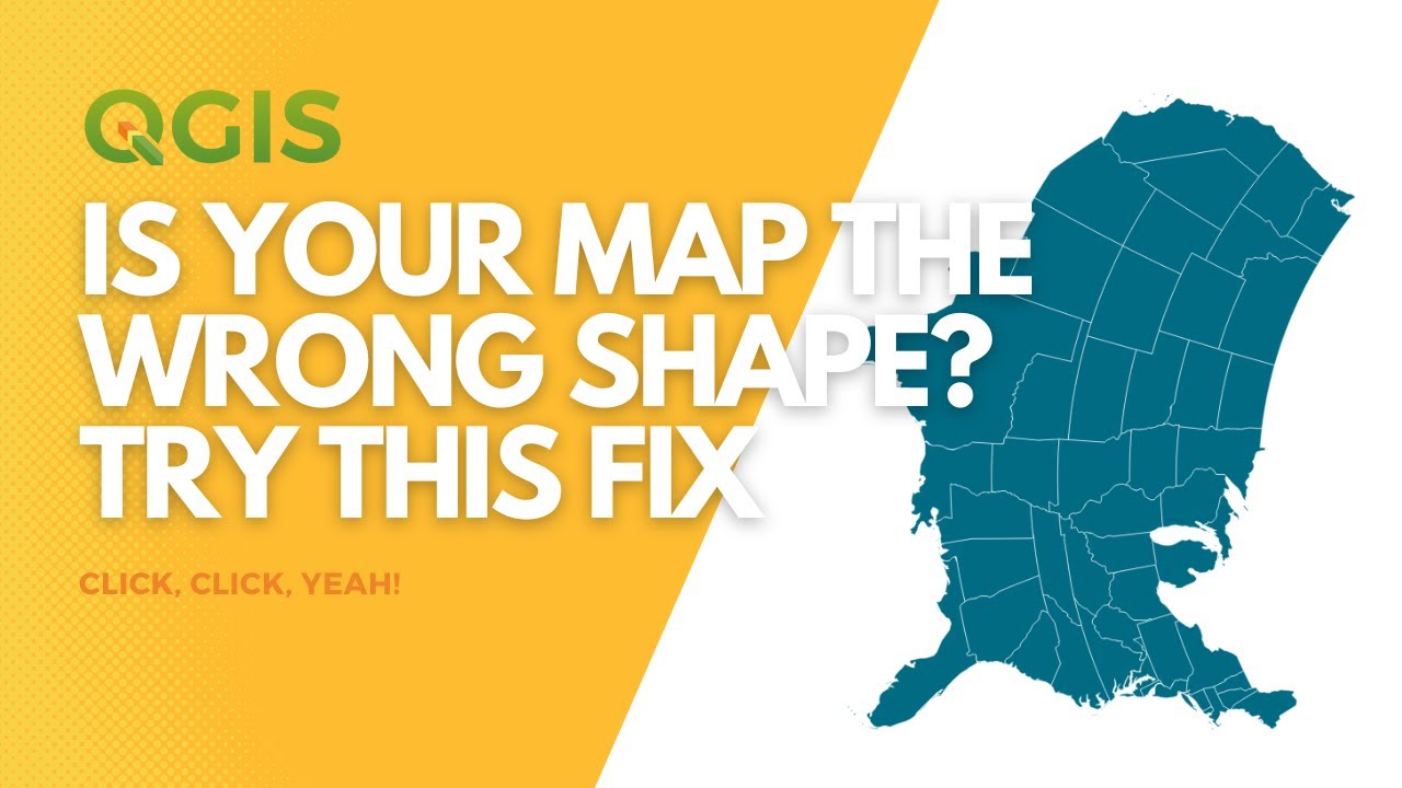 Weird map projection things in QGIS - YouTube