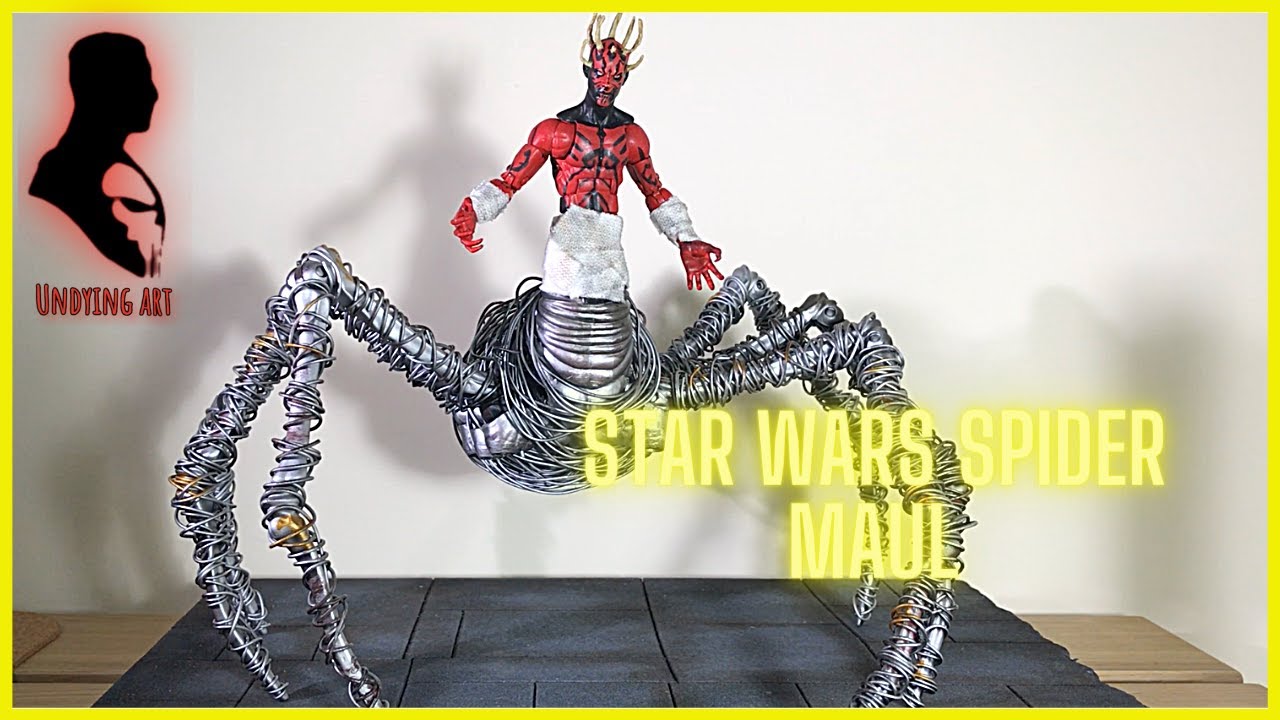 Star Wars The Black Series: Custom Spider-Maul [Custom Showcase] - YouTube
