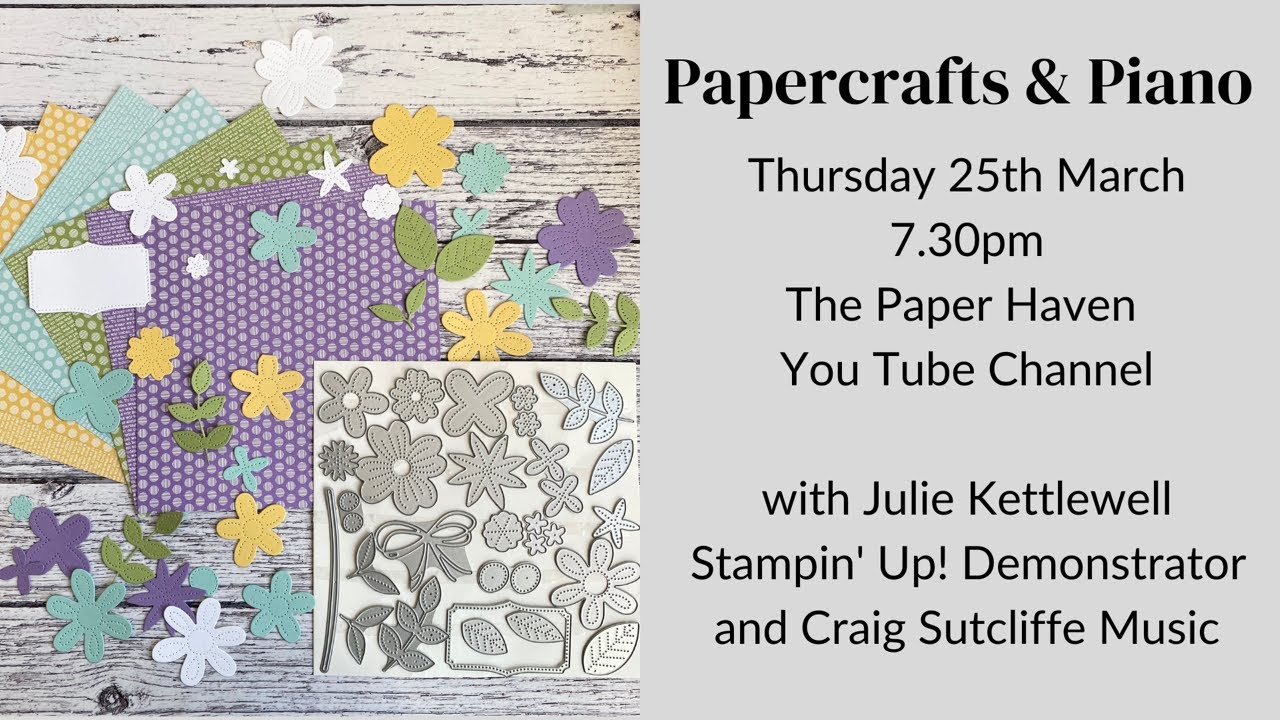 Papercrafts & Piano - Card making with The Paper Haven - YouTube