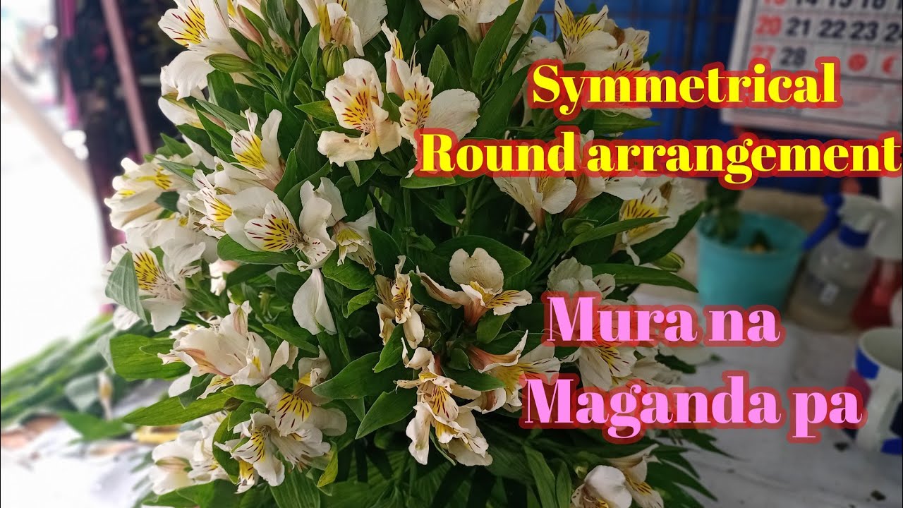 Symmetrical Round arrangement - YouTube