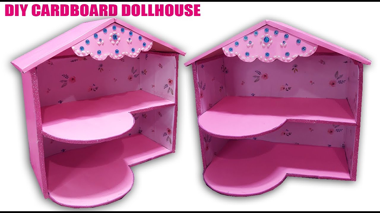 DIY Miniature Cardboard House #3 | How to make doll house with carton ...
