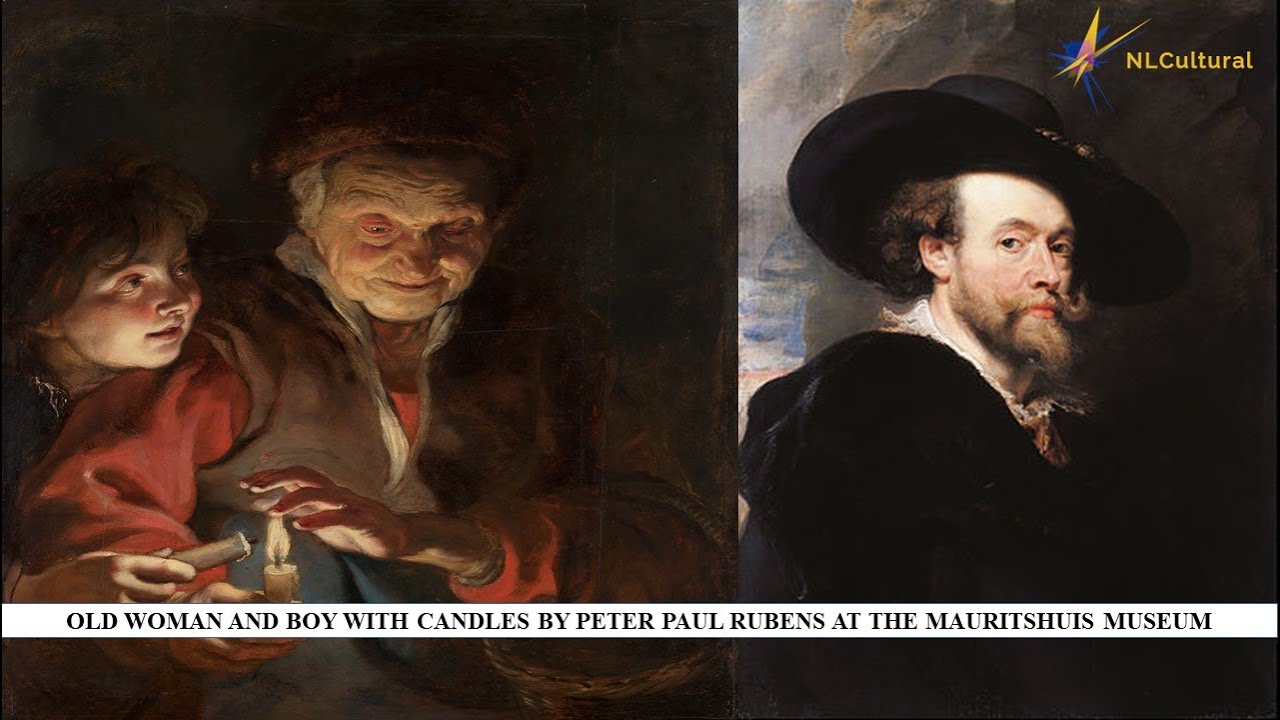 Old Woman and Boy with Candles by Peter Paul Rubens at the Mauritshuis ...