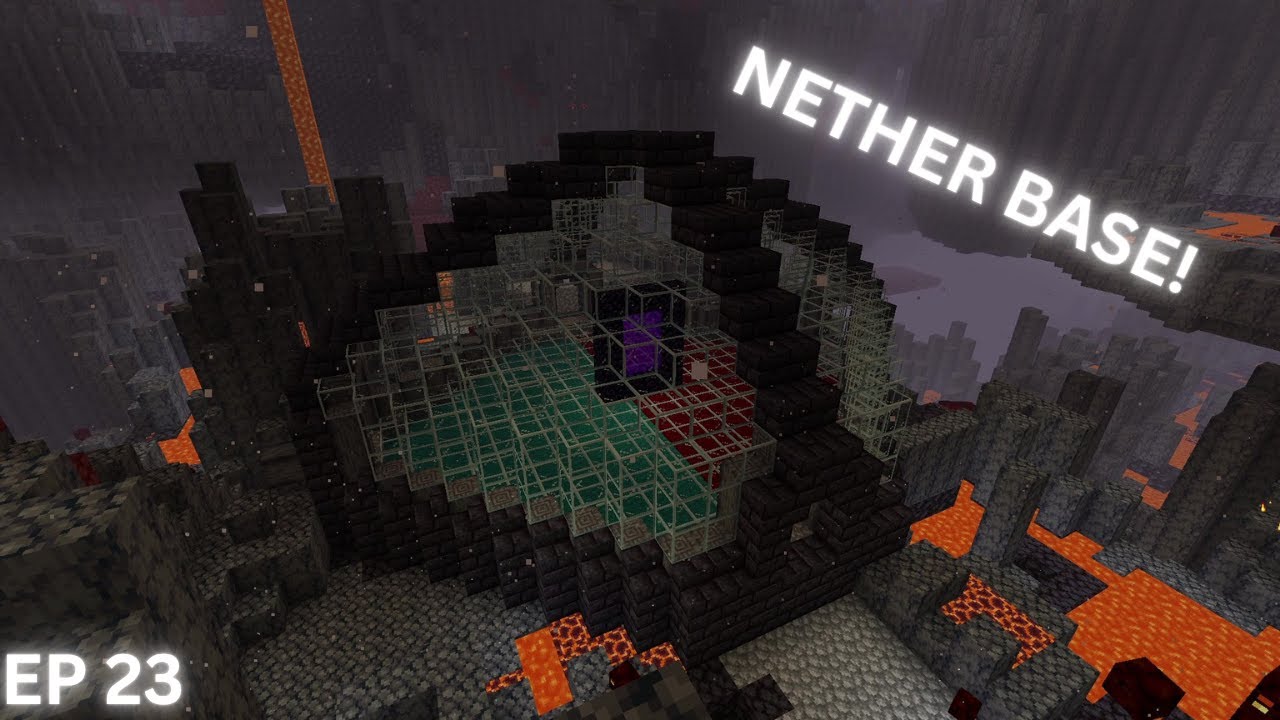 BUILDING a NETHER BASE in Minecraft | EG Boomer Minecraft EP 23 - YouTube