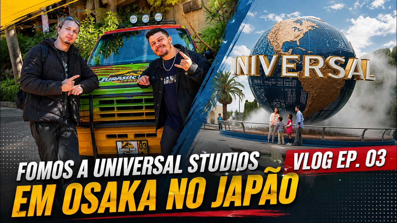 FOMOS A UNIVERSAL STUDIOS EM OSAKA NO JAPÃO | VLOG TURISTANDO COM JEAN ...