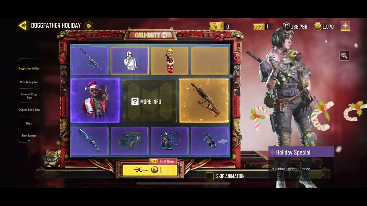 CODM - DOGGFATHER HOLIDAY LUCKY DRAW - YouTube