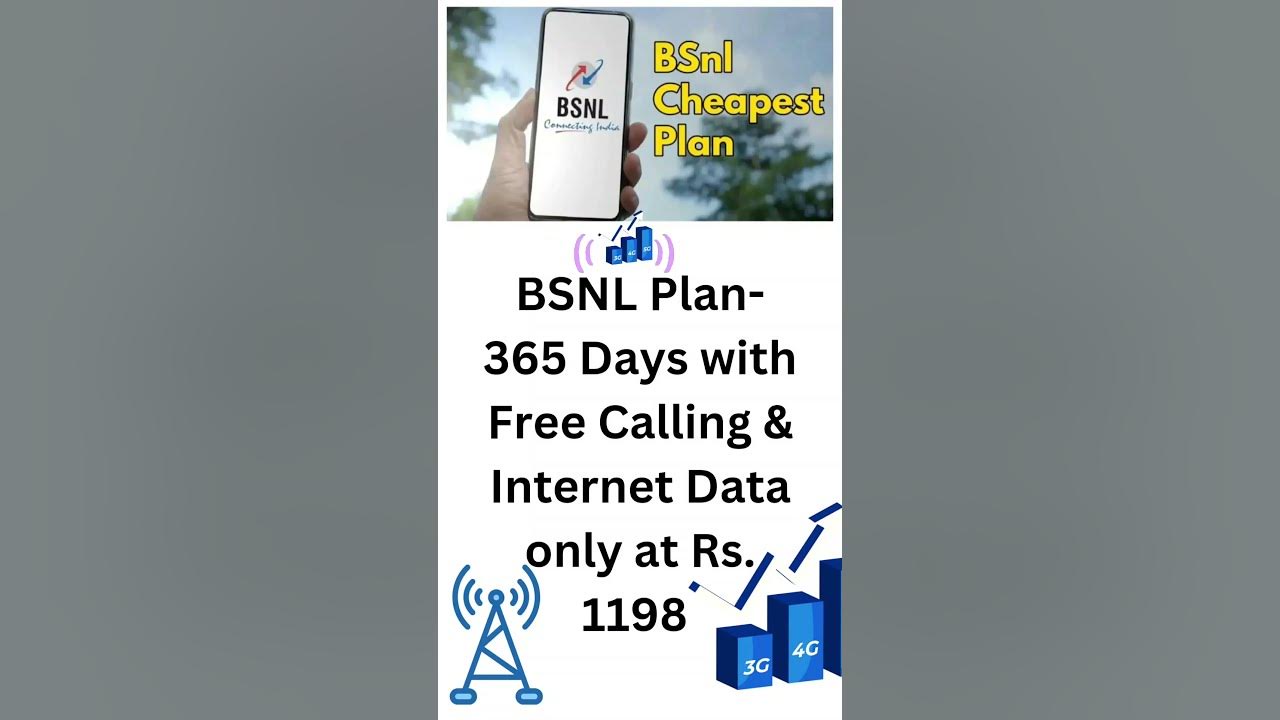BSNL Plan- 365 Days with Free Calling & Internet Data only at Rs. 1198 - YouTube