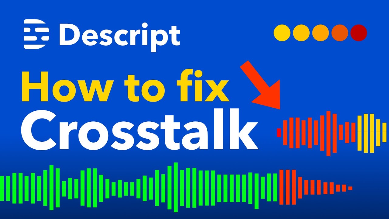 How to Remove Crosstalk in Descript - YouTube