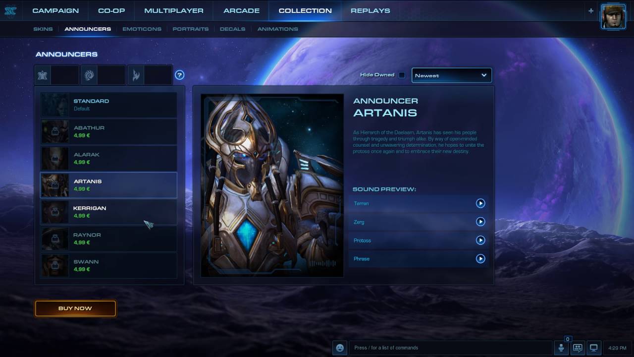 StarCraft II: Wings of Liberty 1 Menu Settings - YouTube