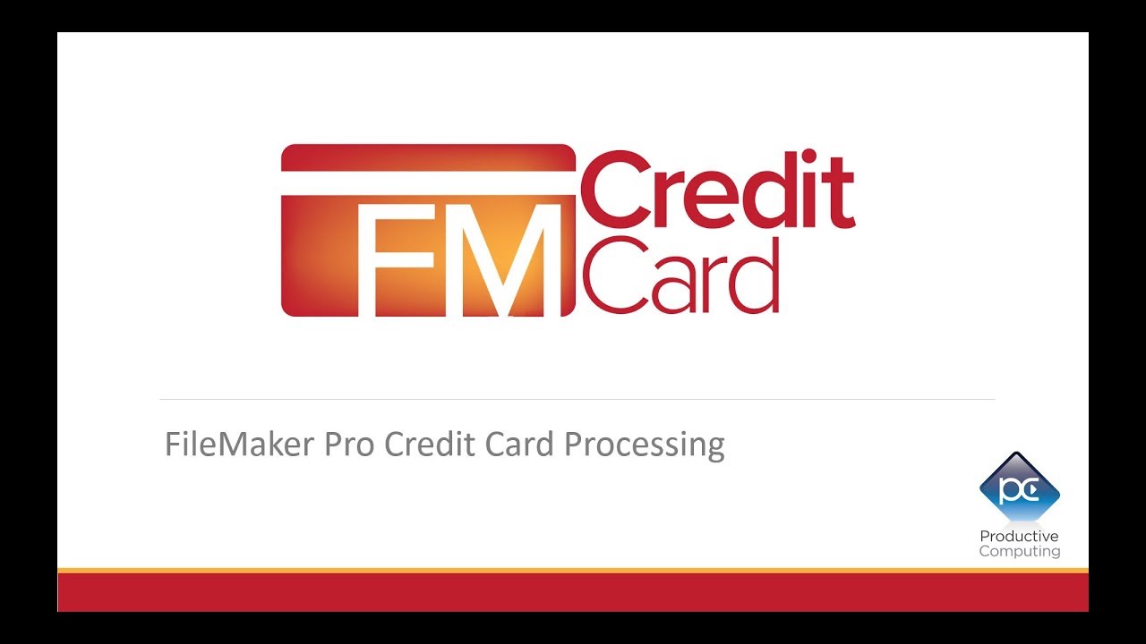 FM Credit Card Plug-in for FileMaker - YouTube